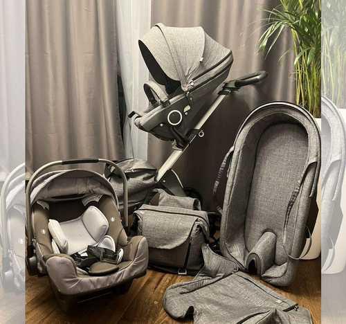 Коляска stokke xplory v5 4в1