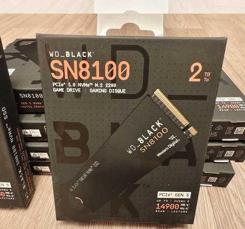 2TB WD Black SN8100 (14900Mb/s, В наличии)