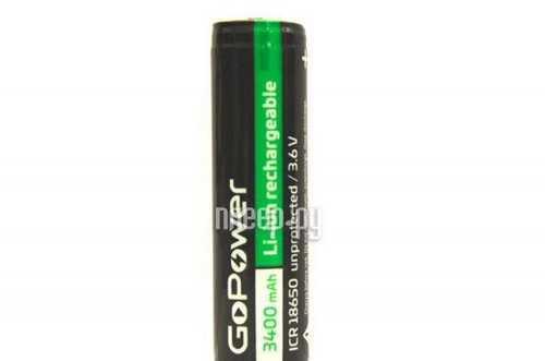 GoPower Li-ion 18650 PC1 3.6V 3400mAh без защи