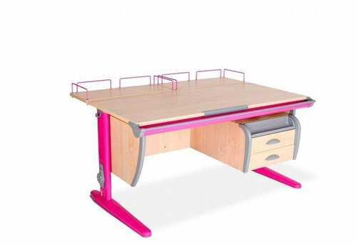 Розовый/синий стол-трансформер для детей
