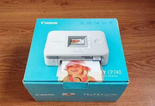 Компактный принтер canon selphy cp740