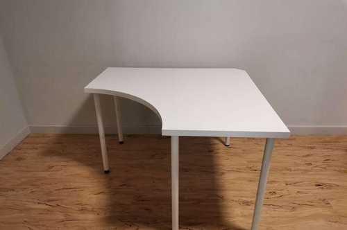 Стол IKEA линнмон / адильс угловой Белый