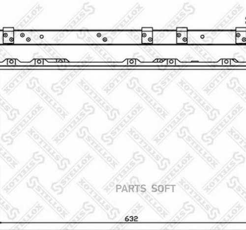 Радиатор Audi 100 A6 2.0-2.5TDi 90-97