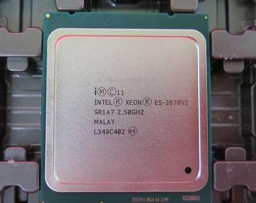 Процессор 10 ядер Intel s2011 xeon E5-2670 v2