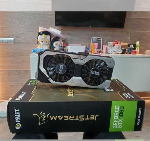 Видеокарта Palit gtx 1060 6gb Jetstream