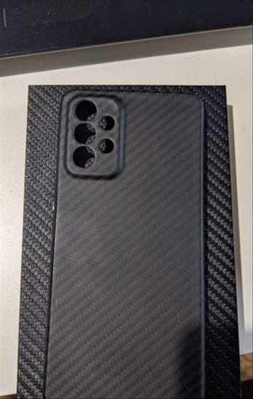 Чехол для Samsung Galaxy A72 из углеволокна