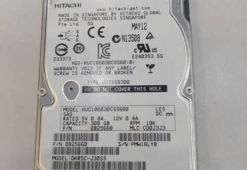 Жесткий диск Hitachi300 Gb SAS 10K 6G SFF