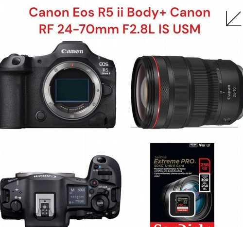 Canon Eos R5 ii Body RF 24-70mm f2.8L IS USM Новый