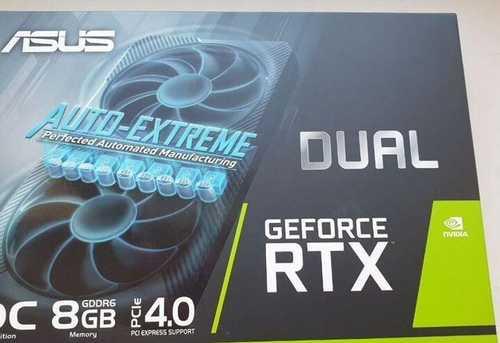 Новая asus GeForce RTX 3050 Dual OC Edition 8 GB