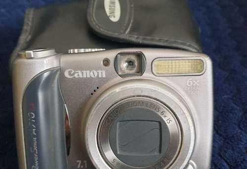 Компактный фотоаппарат Canon A710