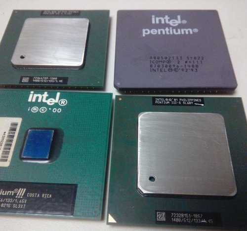 Процессоры раритет Intel Pentium