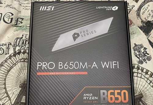 Материнская плата MSI PRO B650M-A wifi