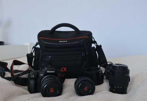 Зеркальный фотоаппарат Sony Alpha dslr-A300 Kit