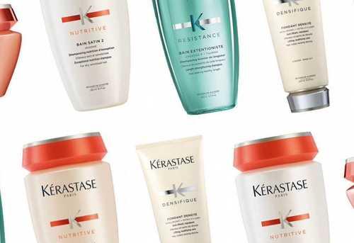 Продукция Kerastase, шампунь, маска, термозащита