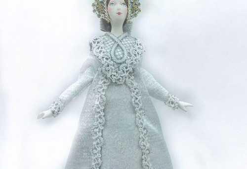 Кукла снегурочка фарфоровая