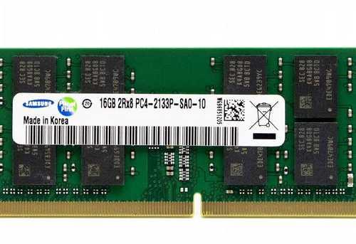 Новый sodimm DDR4 16GB PC17000 2133мгц Samsung