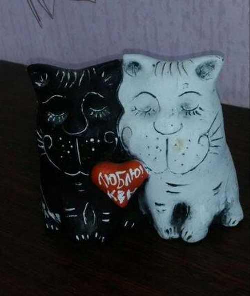 Статуэтка кошка керамическая