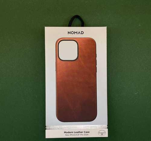 Nomad Modern Leather Case iPhone 16 Pro Max