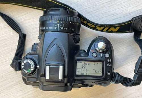 Nikon d90 + nikon 50mm f/1.8d