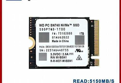 Western Digital WD SN740 2 тб M.2 2230 SSD NVMe