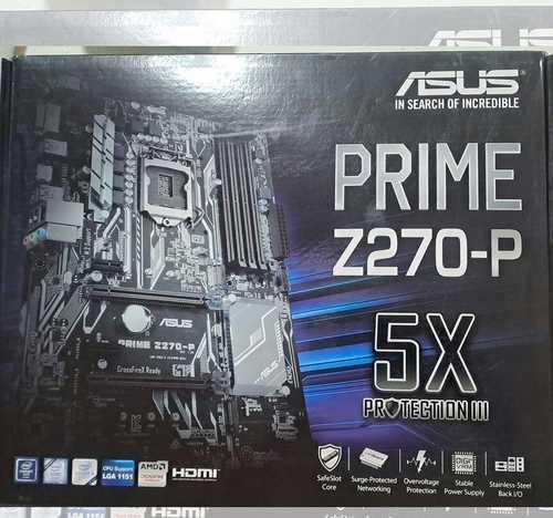 Материнская плата Asus prime Z270-p, GA h110m ds2