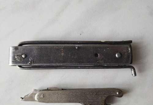Нож открывашка и рамочный нож электрика СССР