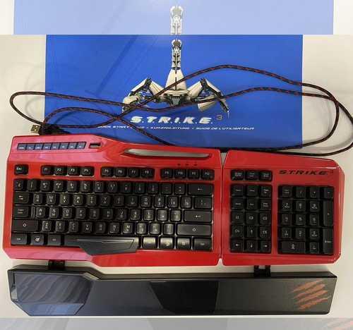 Игровая клавиатура Mad Catz S.T.R.I.K.E. 3 Red