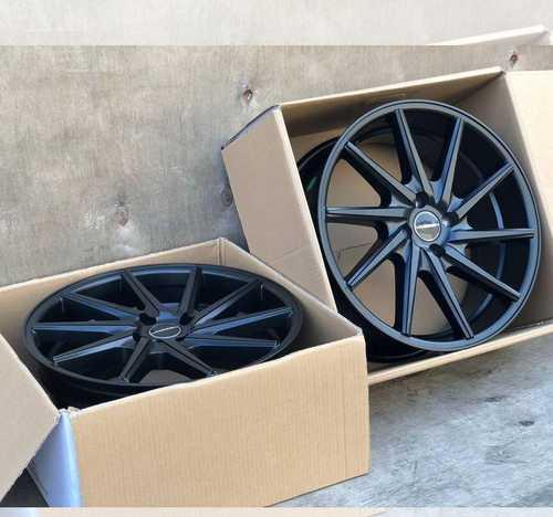 Диски R 17 4*98 ет 35 Vossen CVT Черный матовый