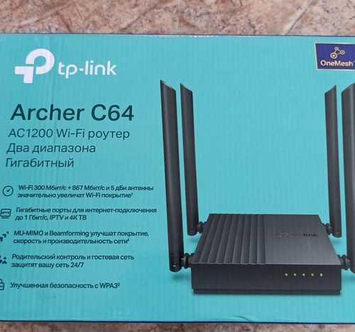 Wifi роутер tp link archer c64