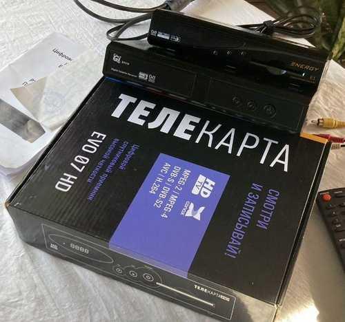 Ресивер телекарта evo 07, Gi s1116, energy E1