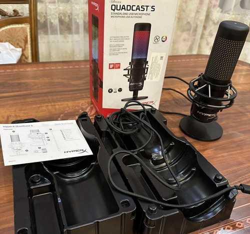 Микрофон hyperx quadcast s