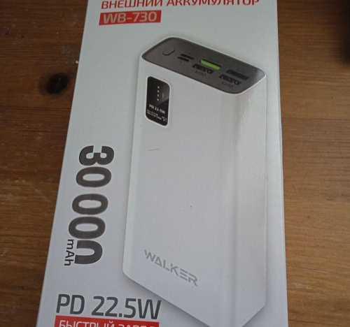 Внешний аккумулятор (Power Bank) walker WB 730