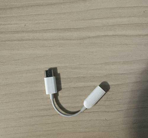 Переходник Xiaomi с USB type c на Jack 3.5