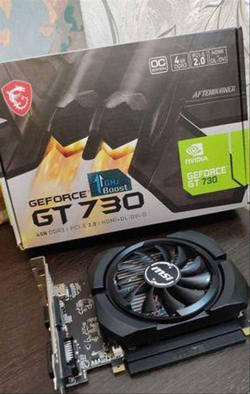 Видеокарта MSI GeForce gt730 4 gb