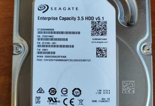 Жесткий диск Seagate ST2000NM0008 2Тб