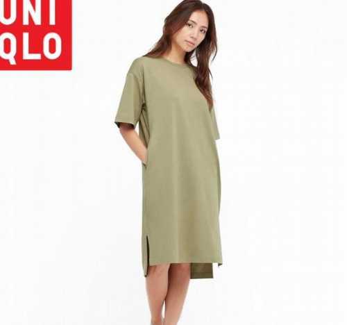 Платье из хлопка Uniqlo (новое) р. М