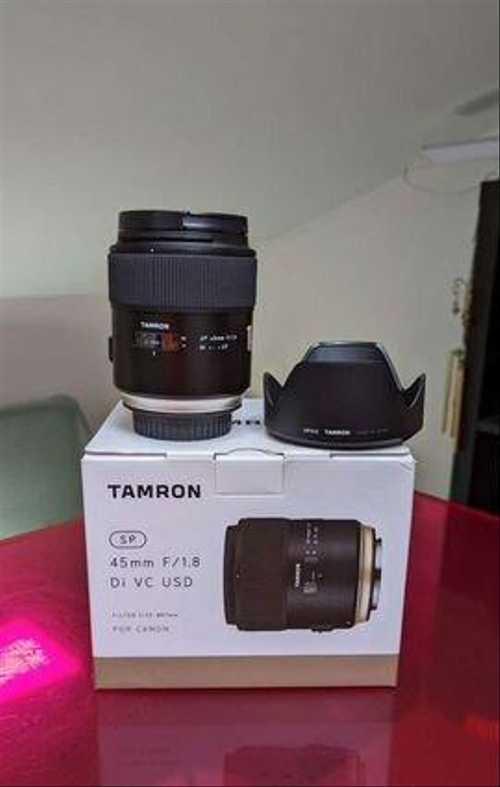 Объектив Tamron 45mm 1.8 Canon EF