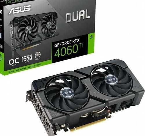 Видеокарта RTX4060Ti 16GB asus dual EVO dual-RTX4060TI-O16G-EVO