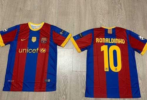 Ретро футболка Роналдиньо Барселона