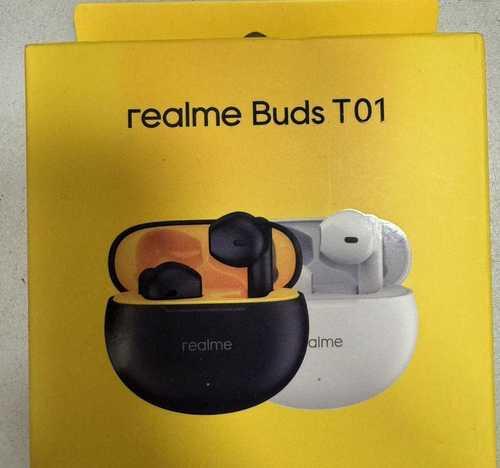 Наушники realme t01 новые