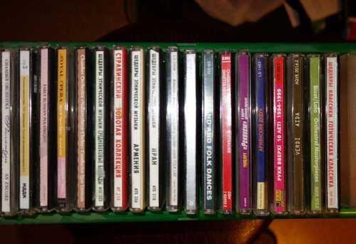Бокс для CD дисков с дисками(20 штук)