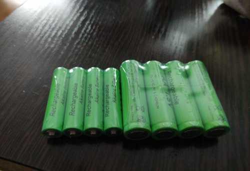 Аккумуляторные батарейки аа/ааа