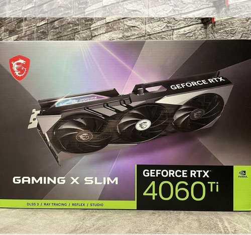 Видеокарта MSI RTX 4060 ti gaming x slim 8 gb