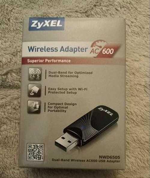 Wi-Fi адаптер zyxel NWD6505