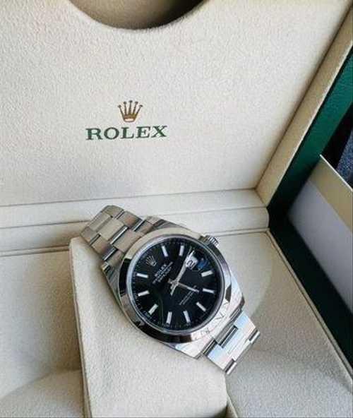 Часы Rolex DateJust 41 Black dial