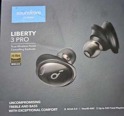 Беспроводные наушники soundcore liberty 3 pro