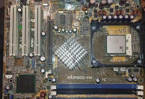 Материнская плата asus p4p800 vm