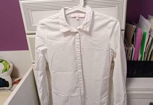 Рубашка школьная белая для девочки 152 158