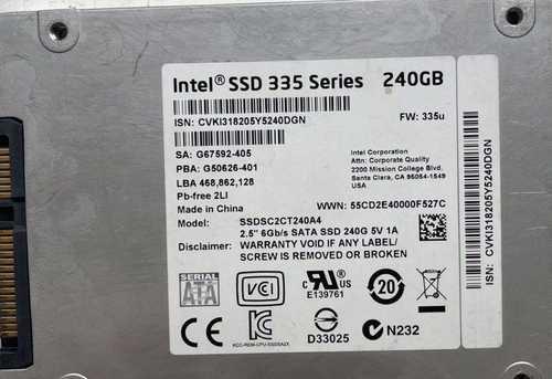 Intel SSD 335 240gb ssdsc2CT240A4
