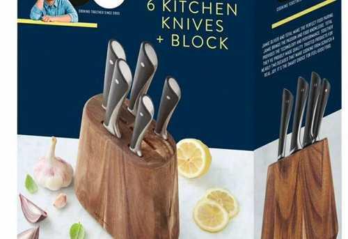 Набор кухонных ножей Tefal Jamie Oliver+ Подставка